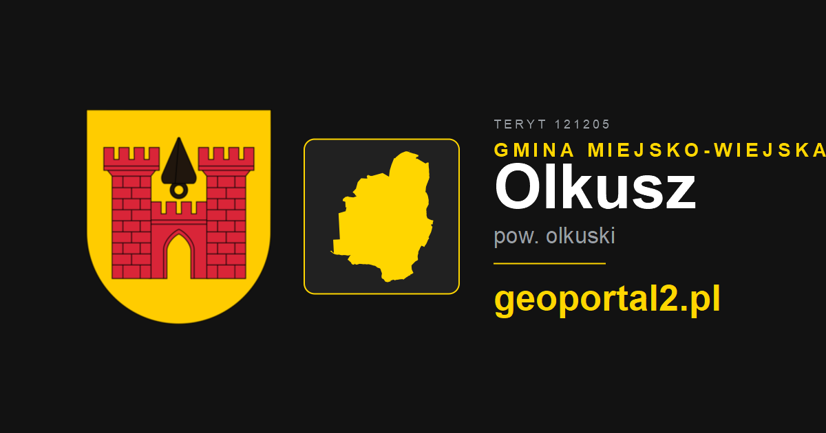 Gmina Olkusz (miejsko-wiejska) — Mapy - GEOPORTAL 2