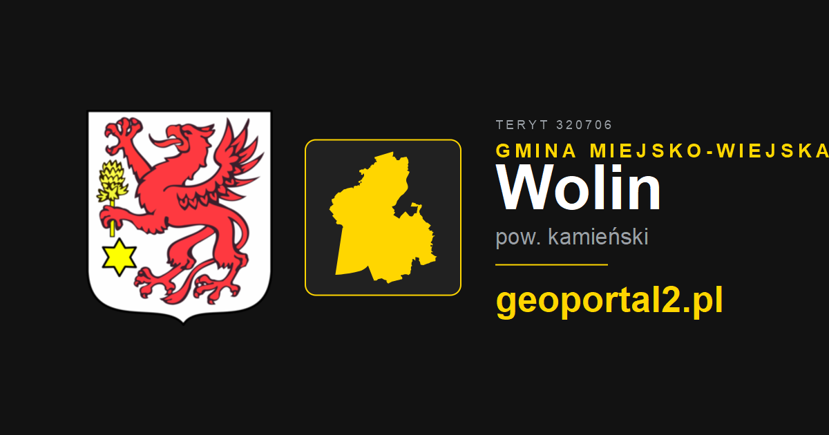 Gmina Wolin (miejsko-wiejska) — Mapy - GEOPORTAL 2